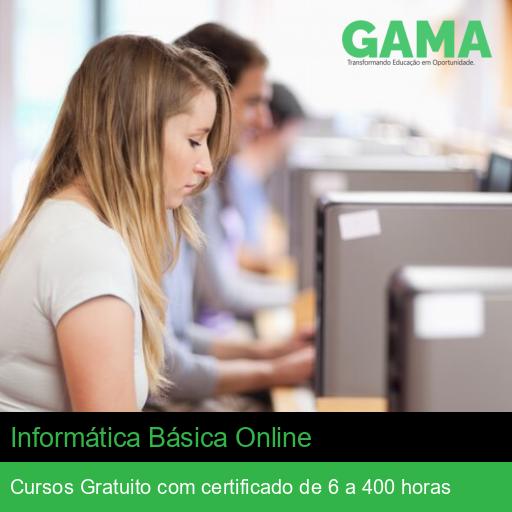 Curso Grátis de Informática Básica Online com Certificado | Gama Cursos